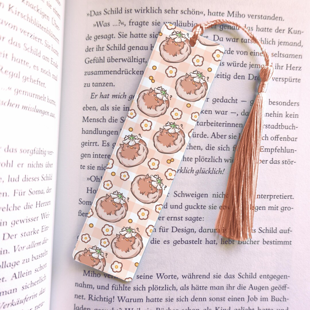 Kawaii Chicken Acrylic Bookmark | Cute Chicken Vinyl Bookmark | Chicken ...
