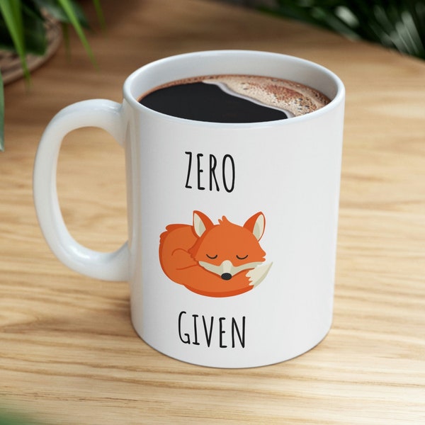 Zero Fox Given Mug - Etsy