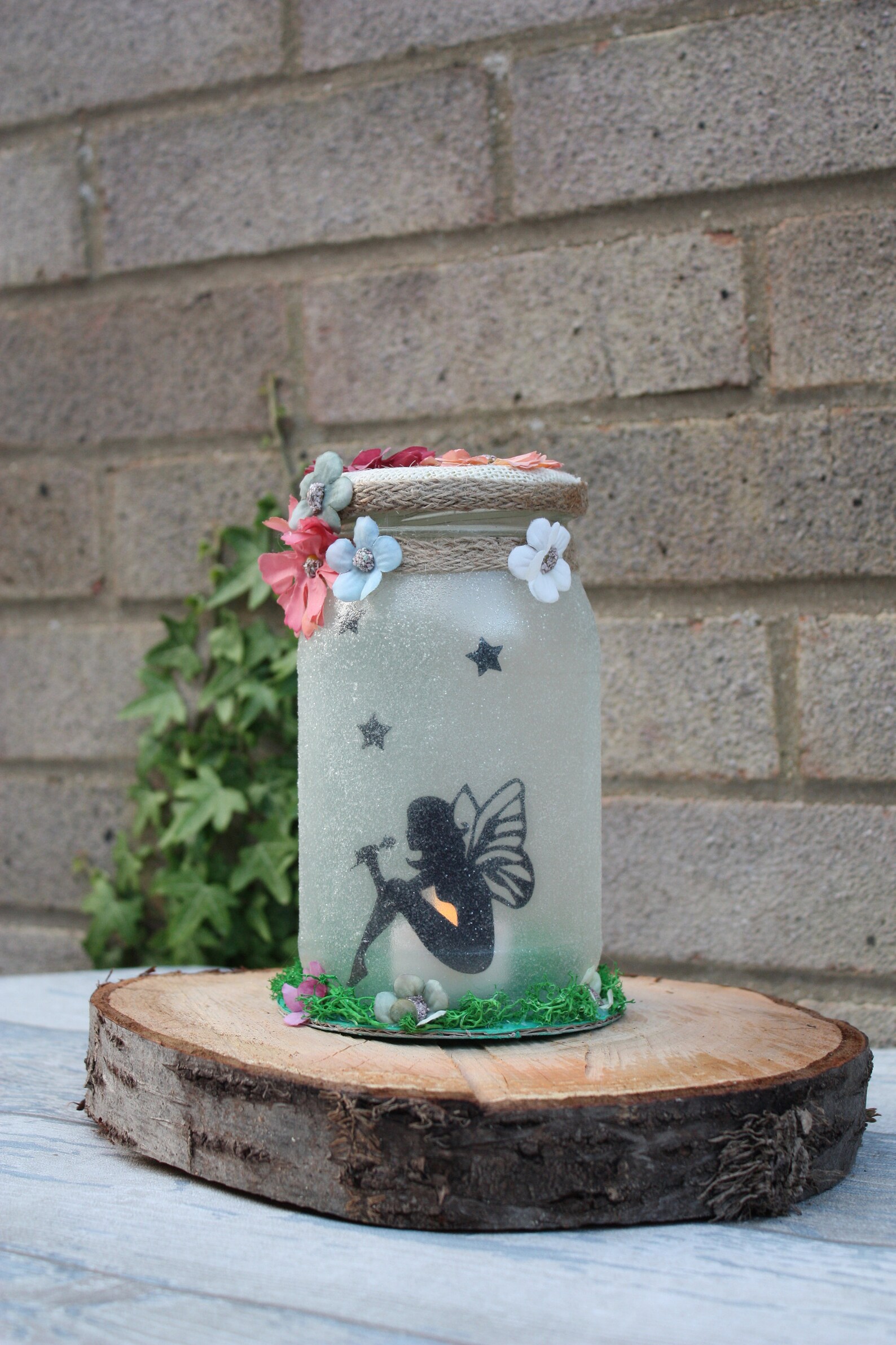Fairy Night Light | Mood Lighting | Fairy Sitting in a Jar | Fairy Jar ...