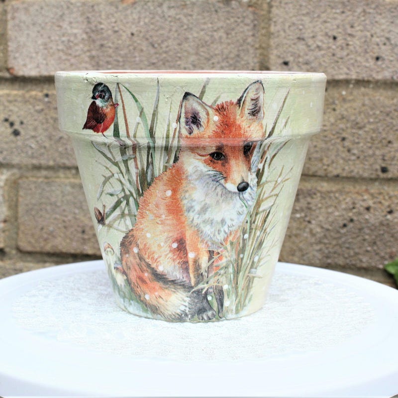 Terracotta Plant Pot - Etsy UK