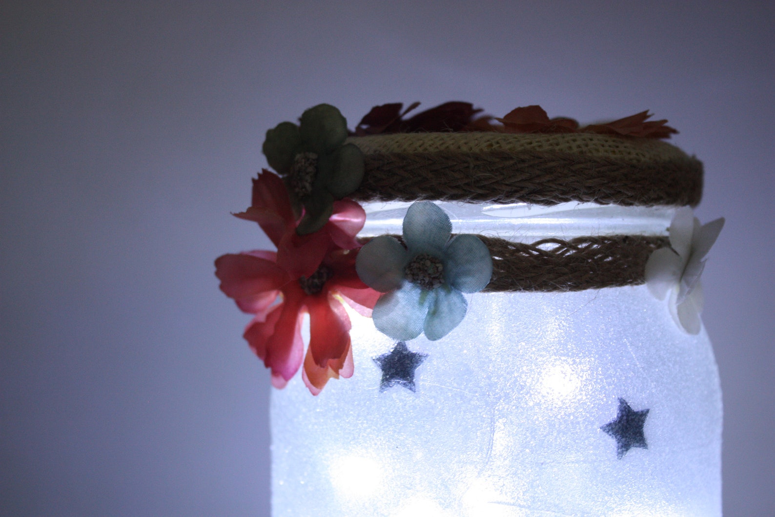 Fairy Night Light Mood Lighting Fairy Sitting in a Jar - Etsy