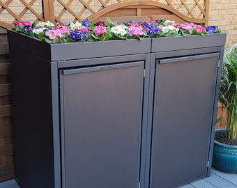 Wheelie Bin Storage Planter - Etsy UK