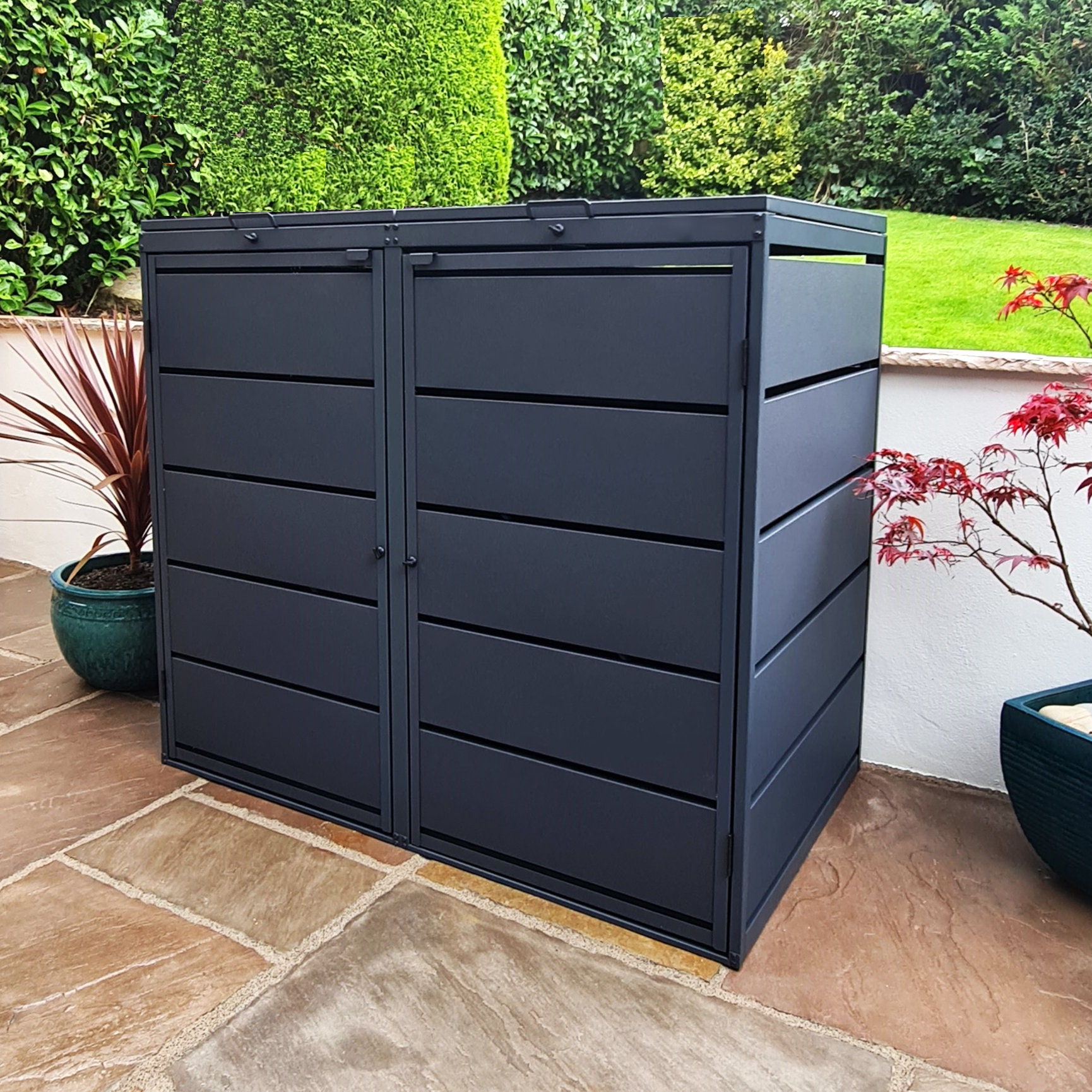 Premium Wheelie Bin Store 240L Loft Minimalistic - Etsy