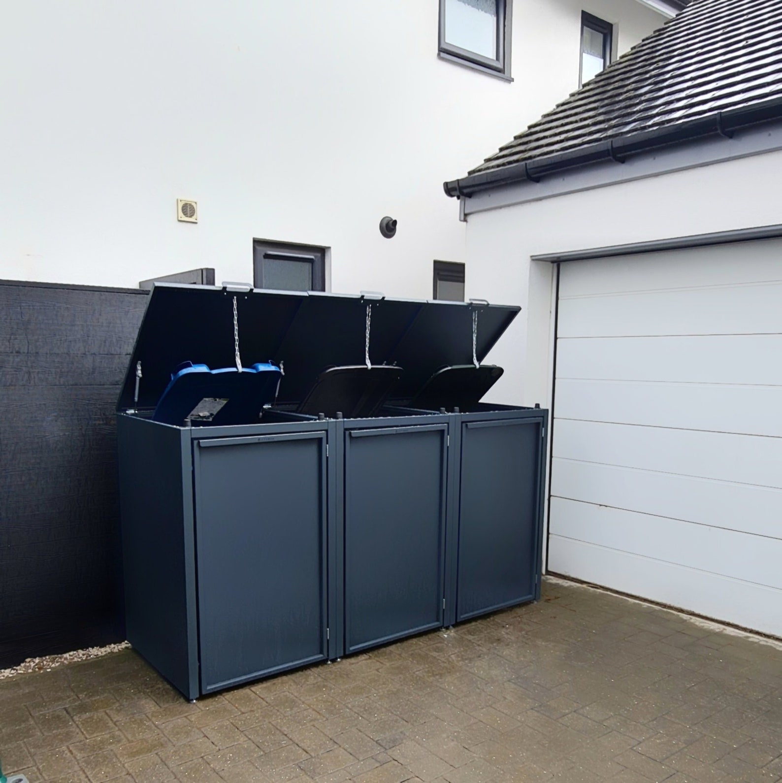 Premium Wheelie Bin Store 240L - Loft - Pure - Etsy UK
