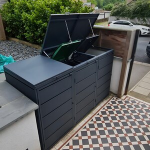 Premium Wheelie Bin Store 240L Loft Minimalistic - Etsy UK