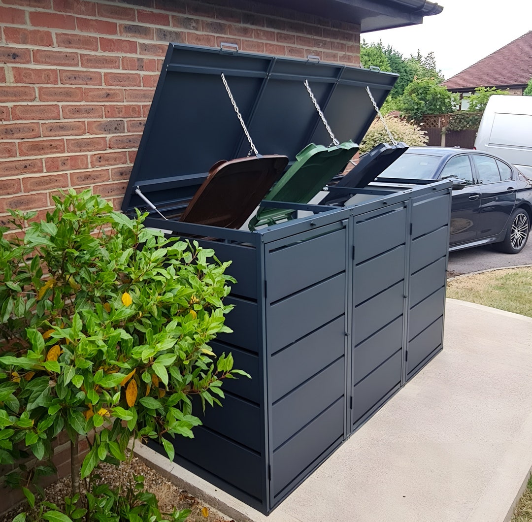 Premium Wheelie Bin Store 240L - Loft - Minimalistic - Etsy UK