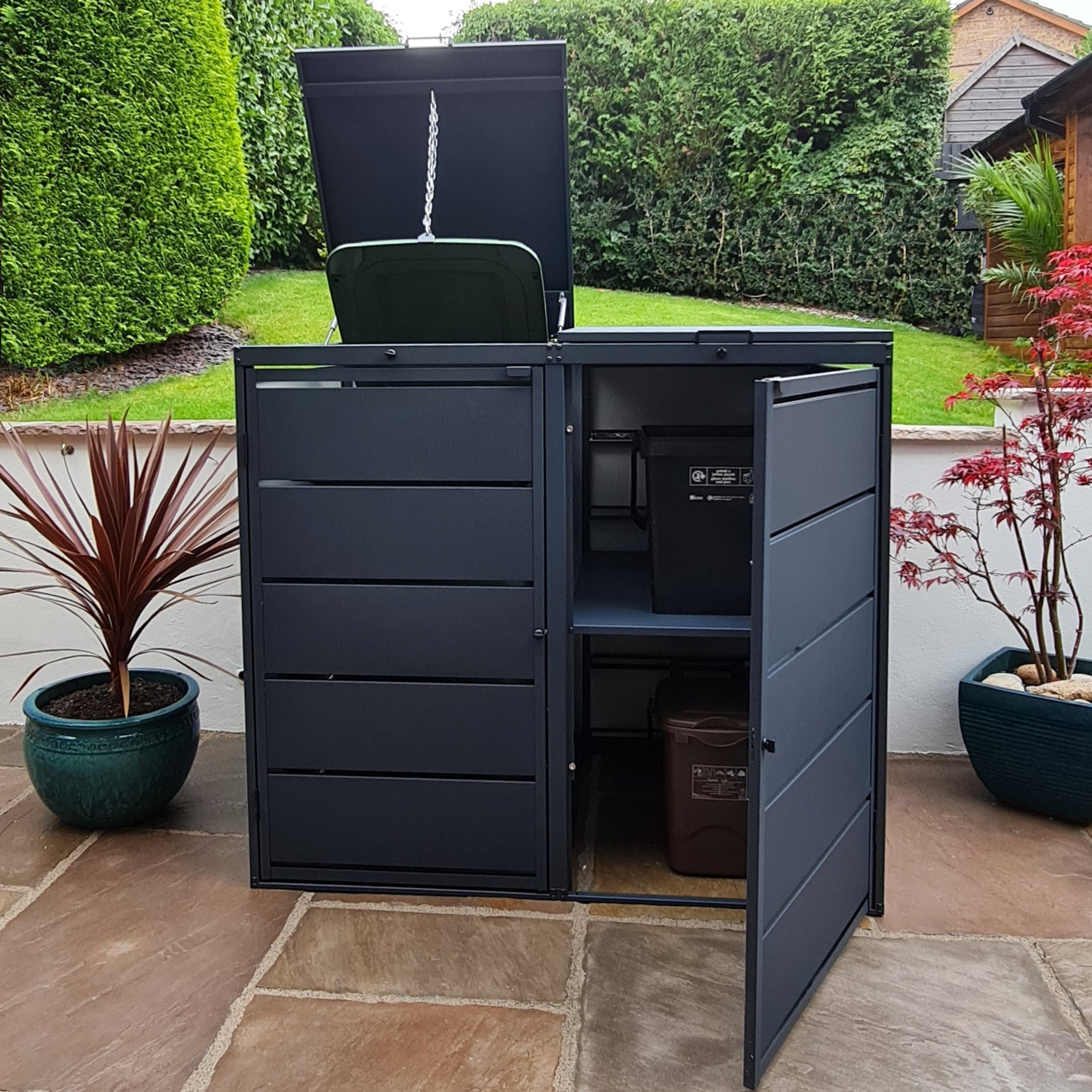 Premium Wheelie Bin Store 240L - Loft - Minimalistic - Etsy UK