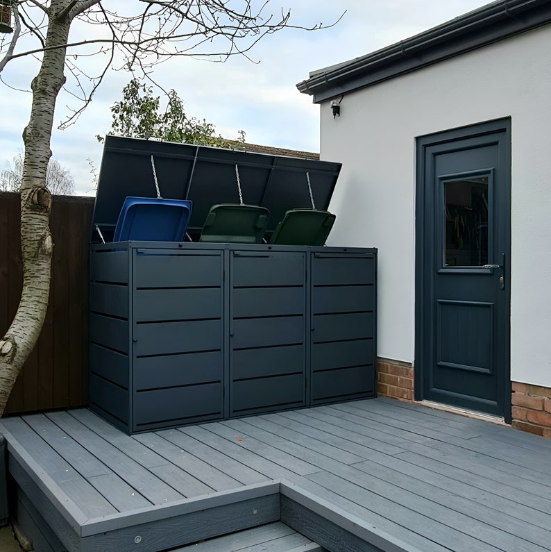 Premium Wheelie Bin Store 240L Loft Minimalistic - Etsy UK