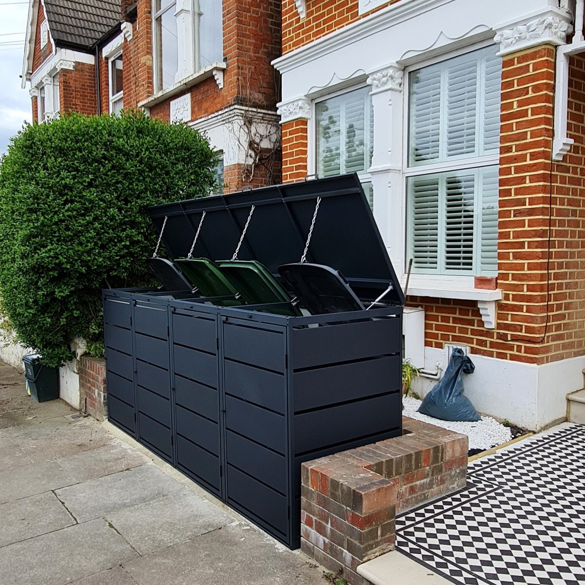 Premium Wheelie Bin Store 240L Loft Minimalistic - Etsy UK