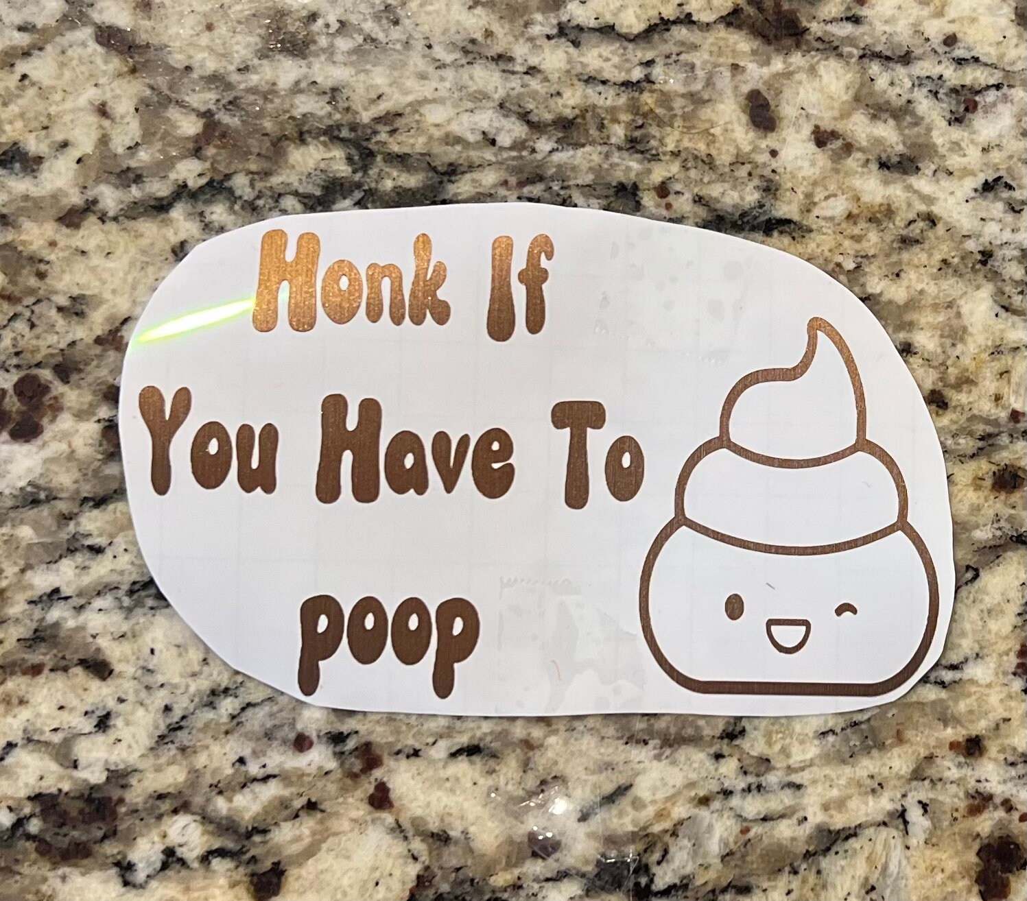 Honking Poop Car Decal - Etsy