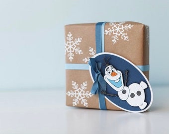 Olaf Gift Tags - Etsy