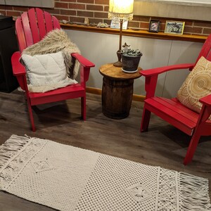 Bohemian Handmade Macrame Rug - Soft Cotton Rug - Etsy