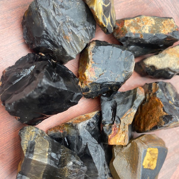 Raw Black Onyx - Etsy