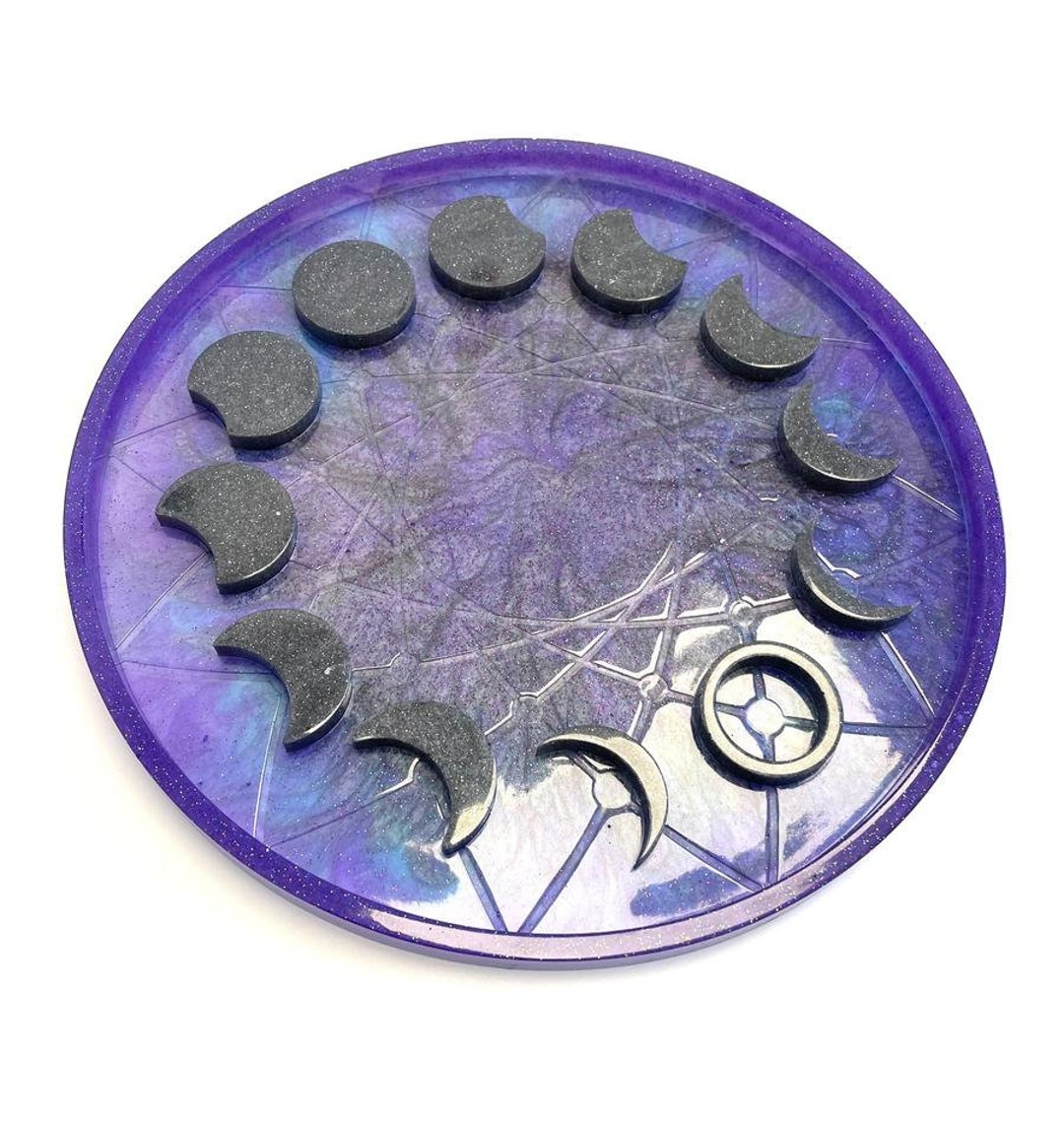 Moon Phase Grid - Night Sky - Etsy