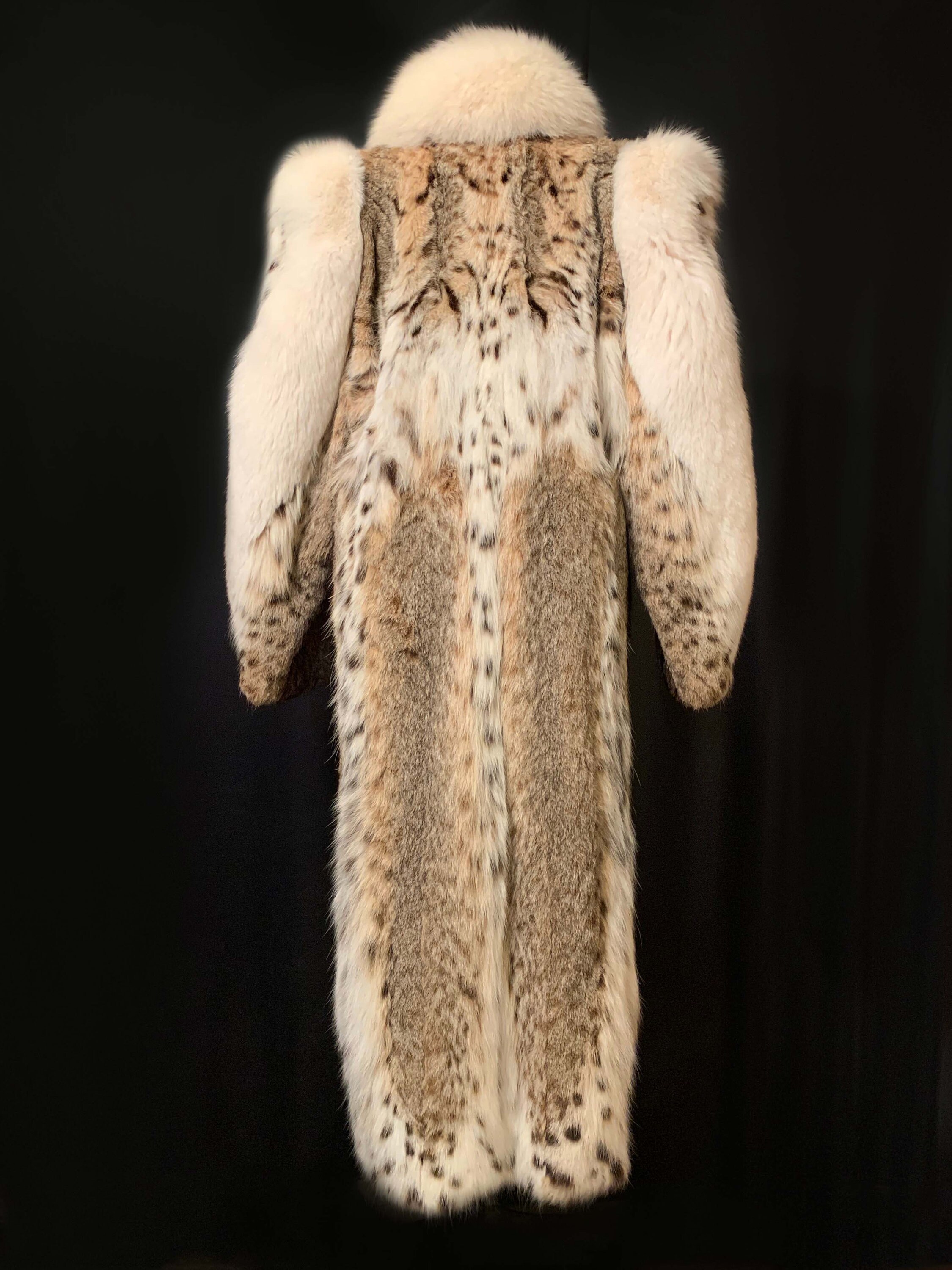 Vintage Bobcat + Fox Fur Coat - Etsy