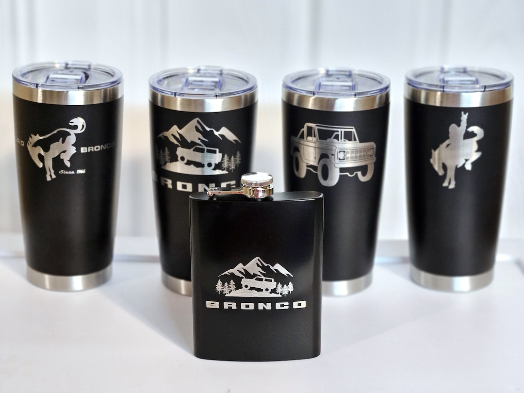 Custom Ford Bronco Stainless Steel Insulated Tumblers 20 Oz Christmas ...
