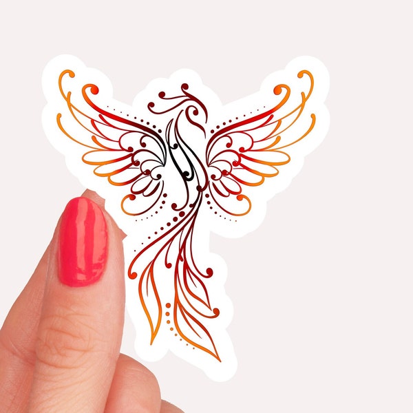 Phoenix Rising Car Decal - Etsy