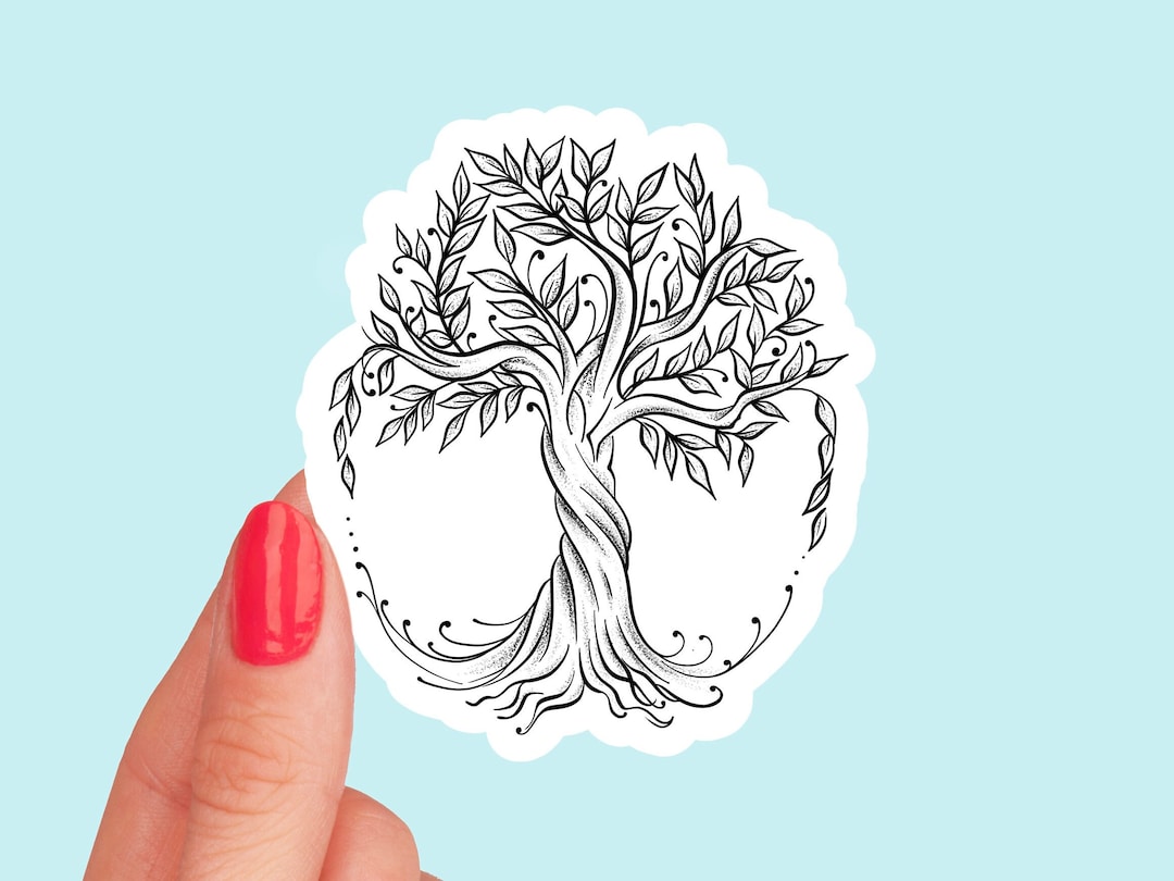 Tree of Life Vinyl Sticker - Etsy