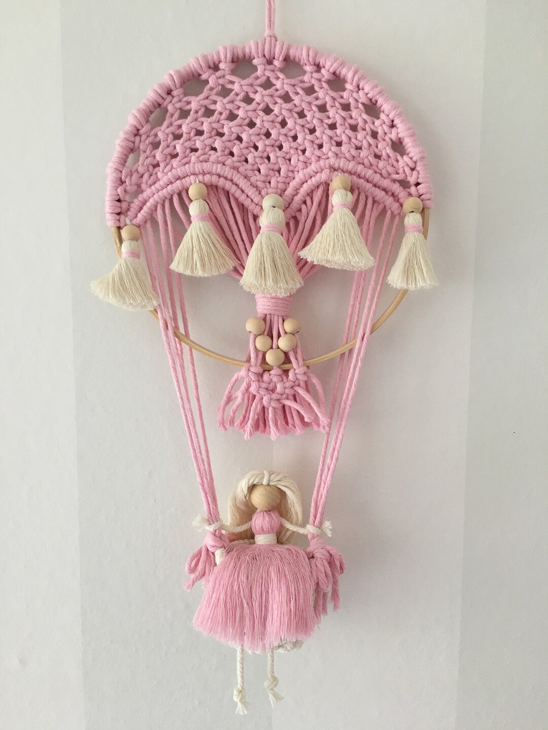 Hot Air Balloon Macrame / Boho Balloon / Wall Decoration Boho Children ...