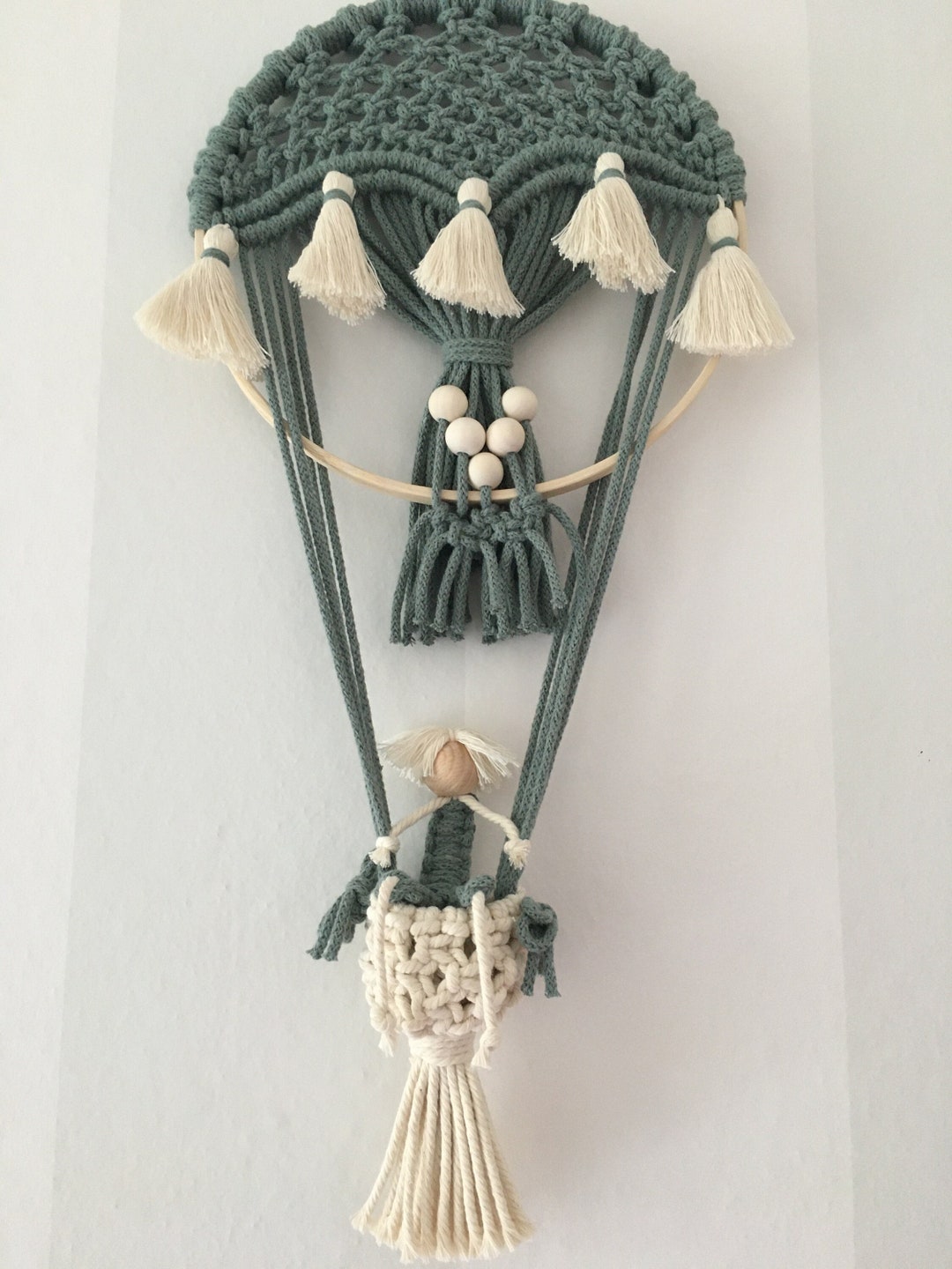 Hot Air Balloon Macrame/ Boho Balloon/ Wall Decoration Boho Children's ...