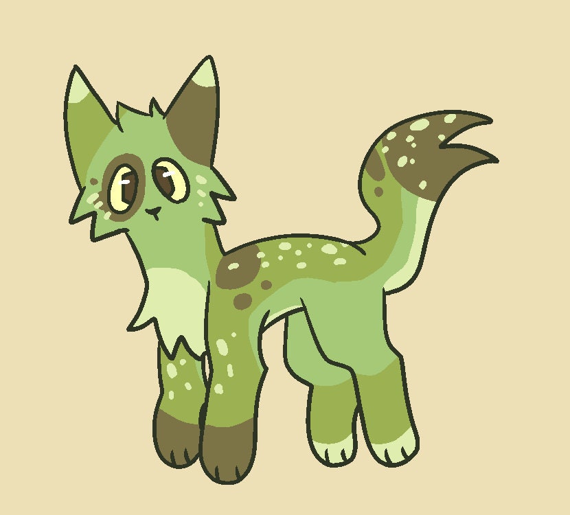 Feral Anthro OC Adopts Adoptable Furry Characters - Etsy