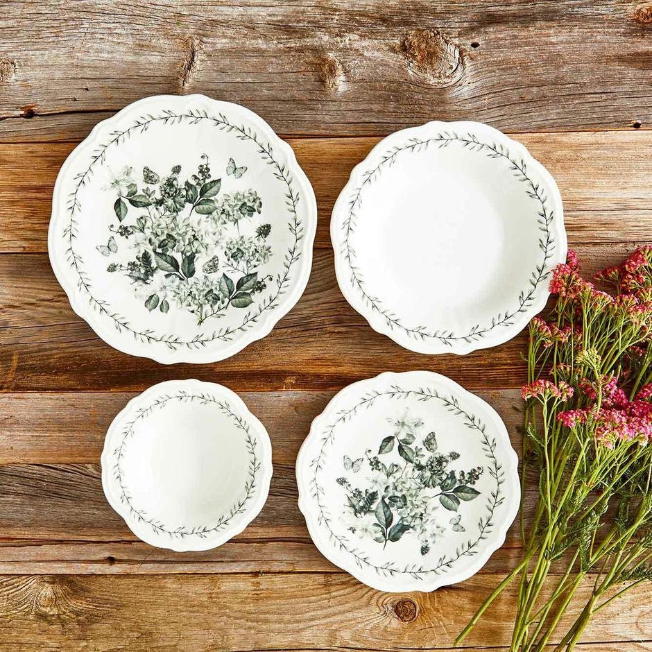 Dinnerware Set, 24 Pcs Dinnerware Set, Dinnerware Set for 4, for 6, for ...