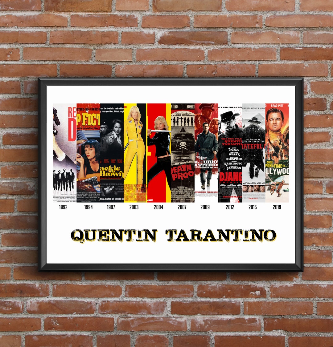 Custom Filmography Film Collection Poster Any Films / Actor / Director ...