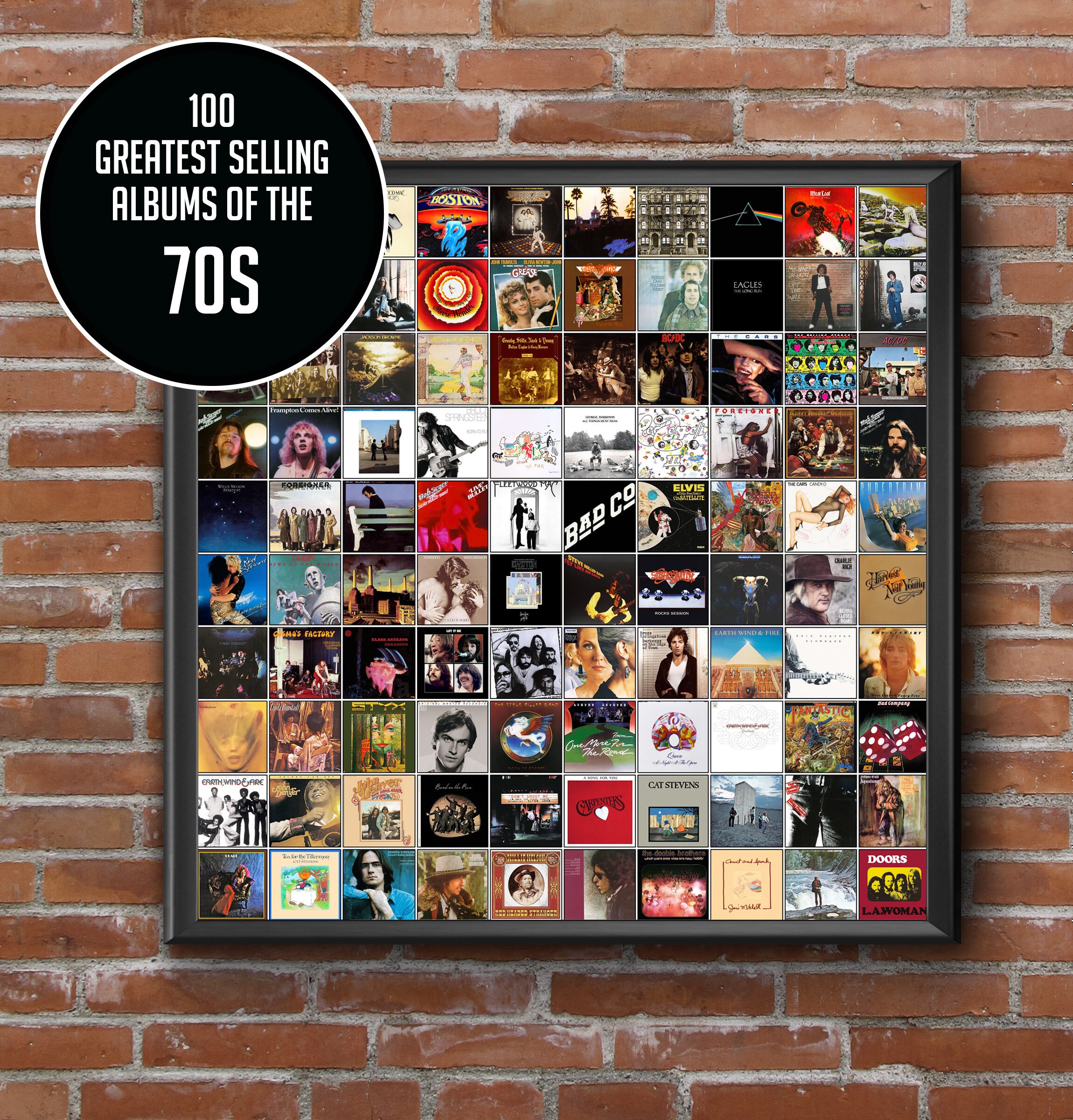 100 Greatest Selling Albums of the 1980s Digital Download Great ...