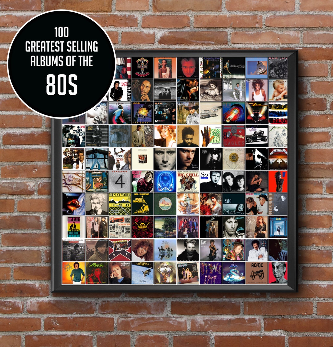 100 Greatest Selling Albums of the 1980s - Digital Download - Great ...