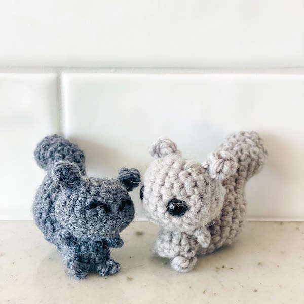 Crochet Squirrel - Etsy