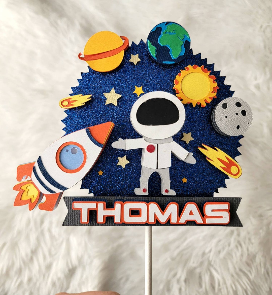 Outer Space Cake Topper, Space Cake Topper, Cosmic Cake Topper ...