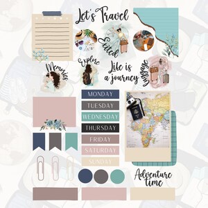 TRAVEL Adventure GOODNOTES STICKERS, Travel Digital Stickers,adventure ...
