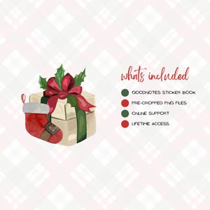 Christmas Goodnotes Stickers, Digital Journaling, iPad Stickers - Etsy