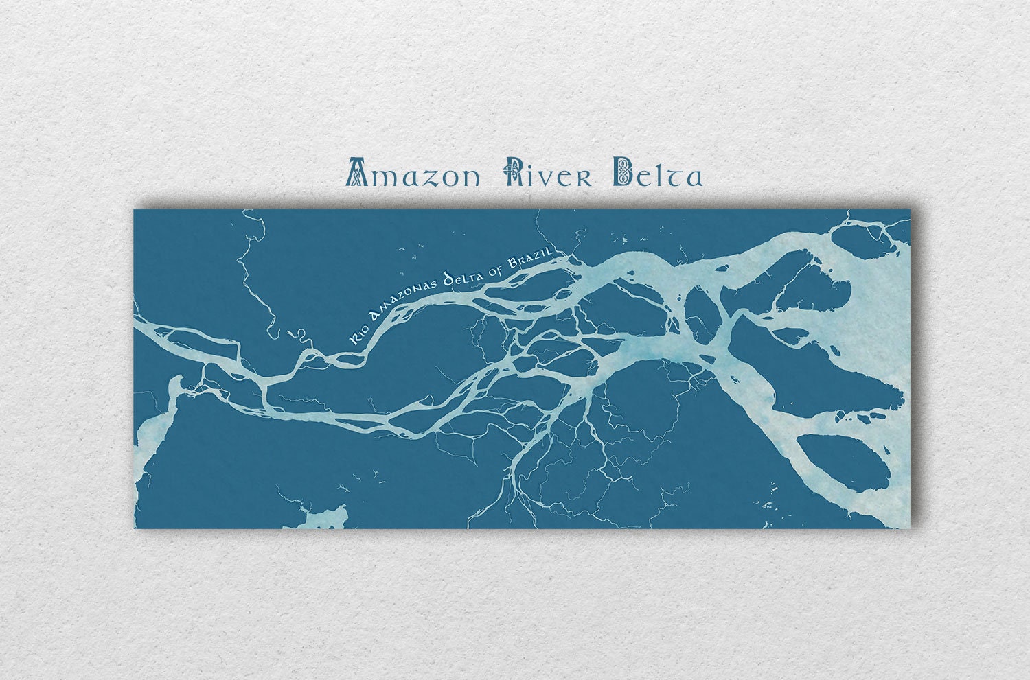 Beautiful River Delta Map Bookmark Set | River Delta | Map Bookmark ...