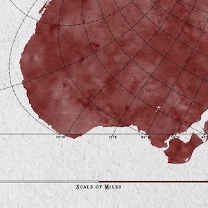The Spilhaus Projection Map: World Oceans in a Square | Watercolor ...