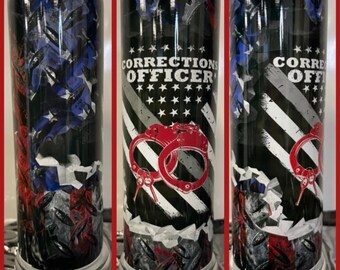 Corrections Officer Tumbler Wrap - Etsy