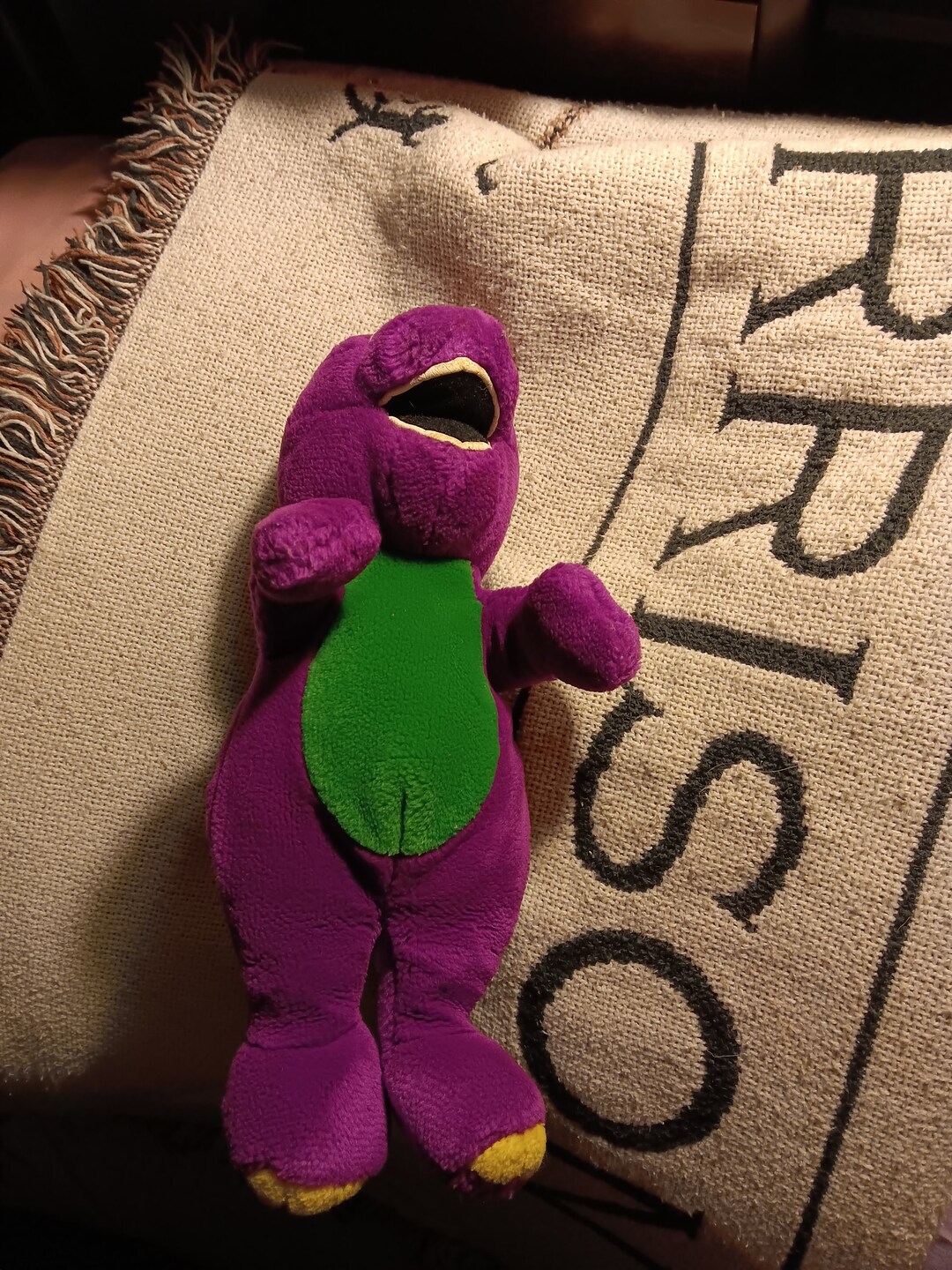 1992 Barney Stuffed Animal Vintage Great Find 9 Inch Tall - Etsy