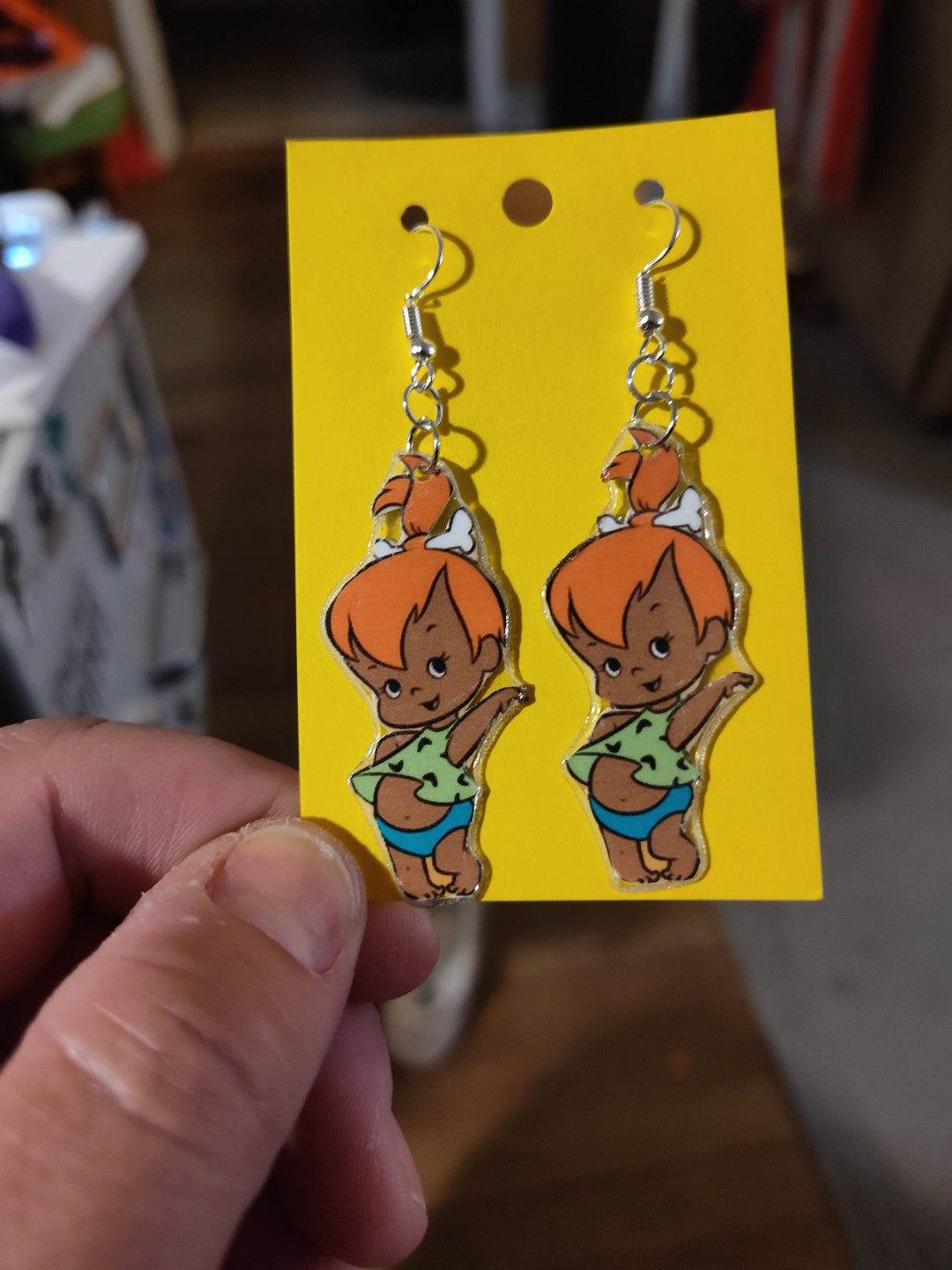 Special Request African American Pebbles Flintstone Earrings - Etsy