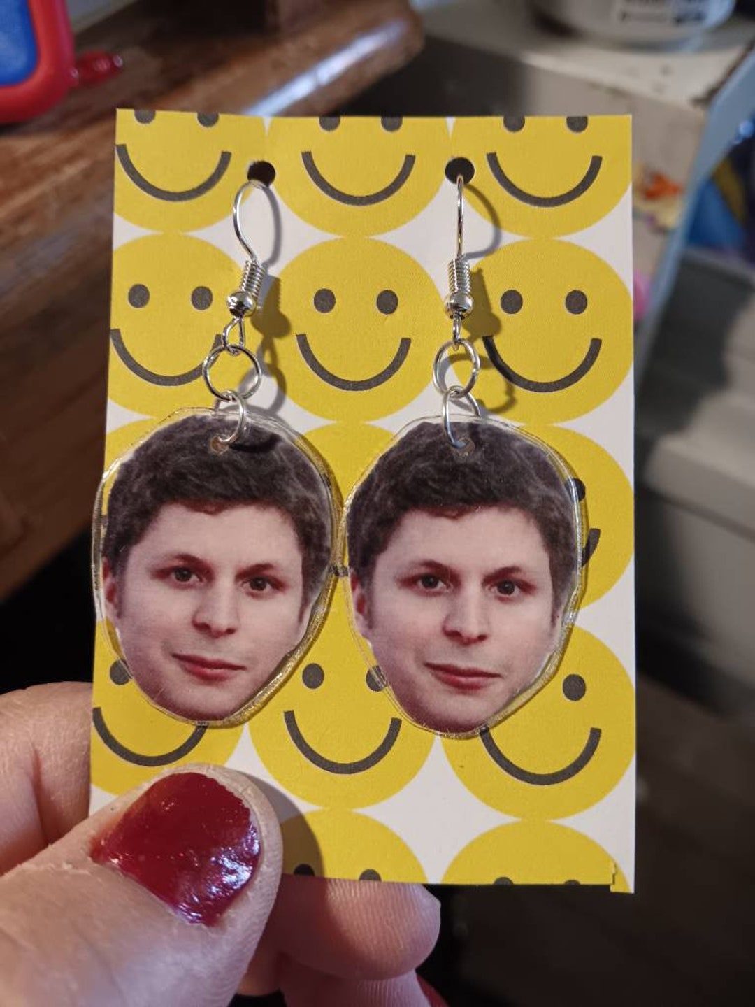 Michael Cera Aka George Michael Blush Earrings - Etsy