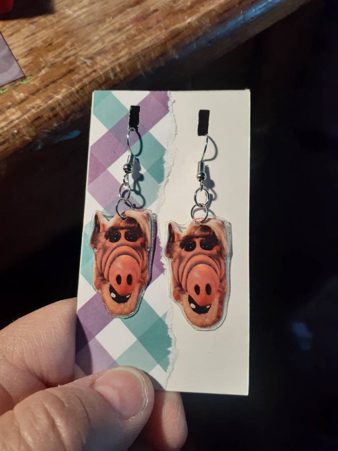 Retro Looking Alf Earrings Fun and Unique - Etsy