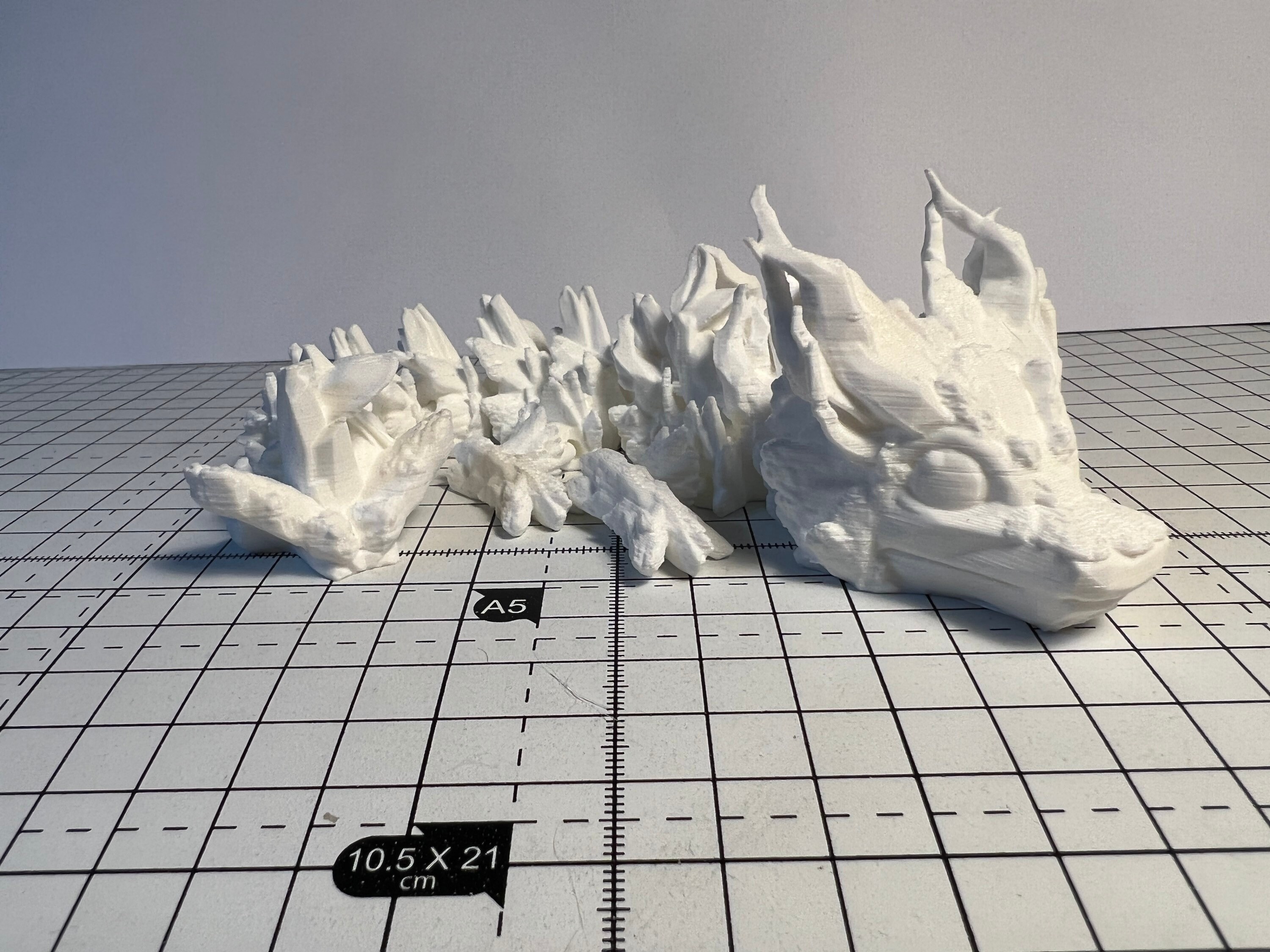 3D Printed Baby Cinderwing Woodland Dragon - Etsy