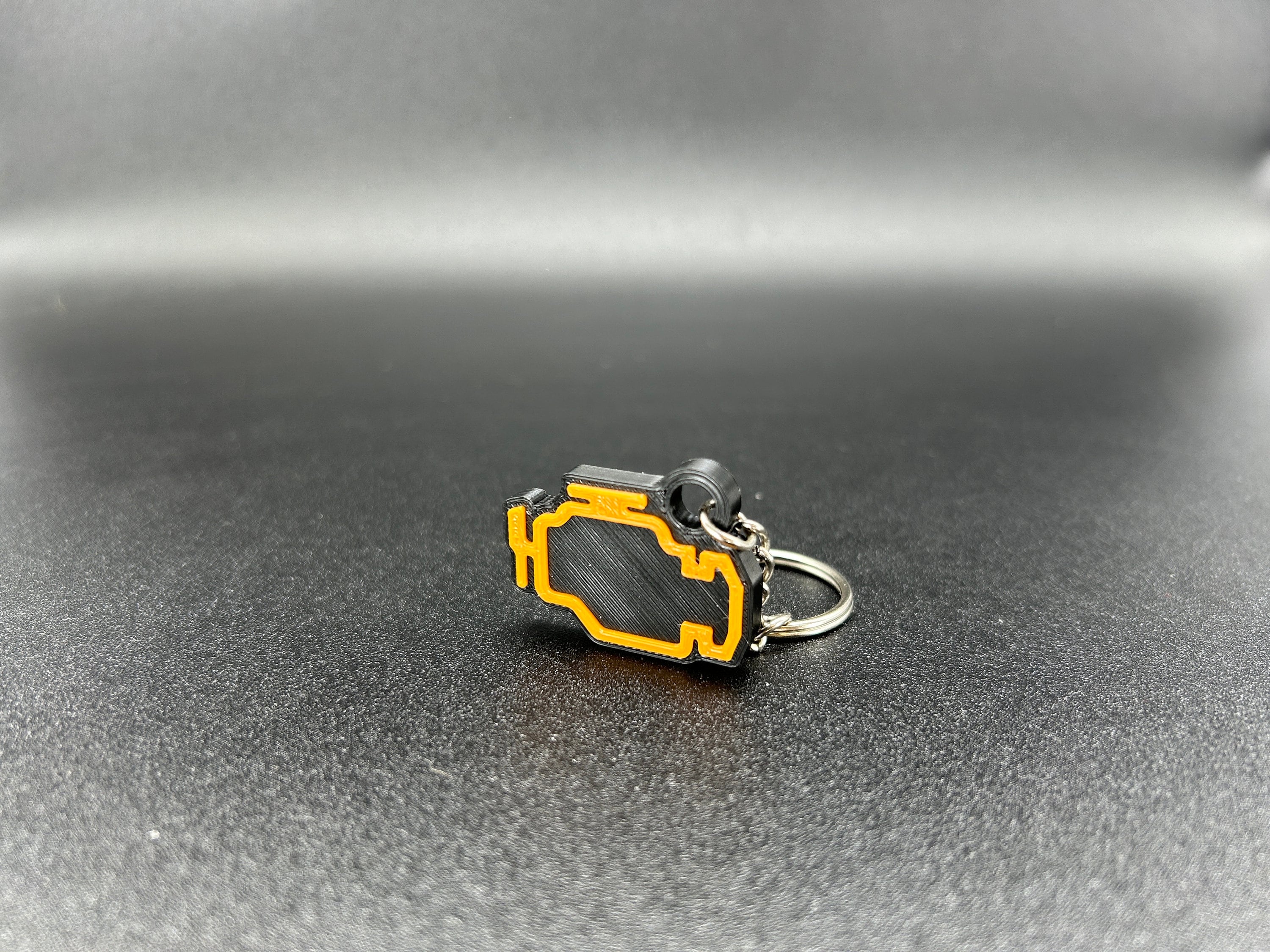 3D Printed Check Engine Light Keychain - Etsy