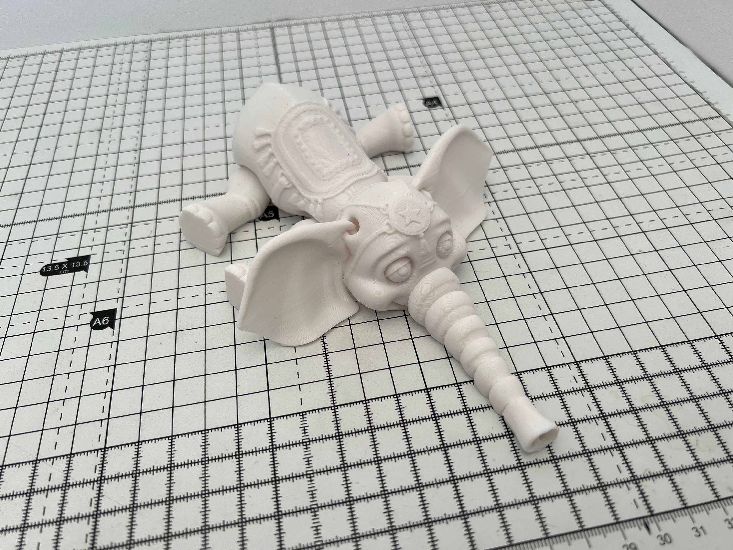 3D Printed Flexi Elephant With Stand Balancing Circus Flexi - Etsy