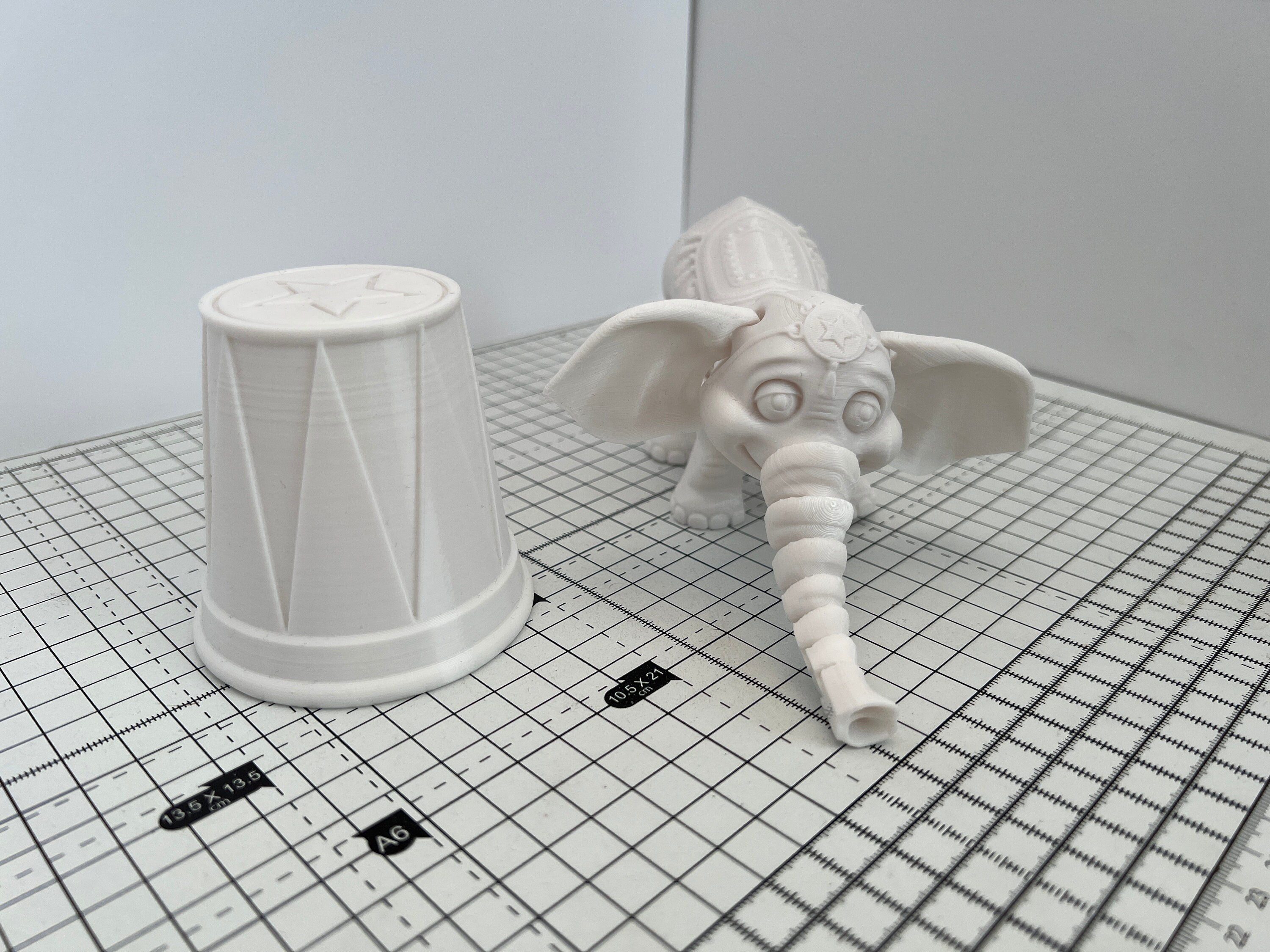 3D Printed Flexi Elephant With Stand Balancing Circus Flexi - Etsy
