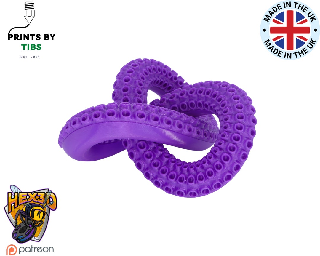3D Printed Infinite Tentacle Hex3d - Etsy