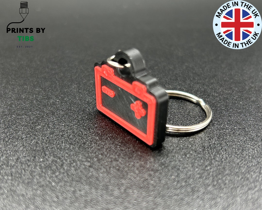 3D Printed Battery Light Keychain - Etsy