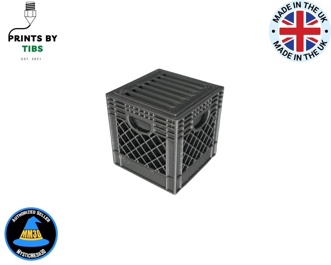 3D Printed Mini Crate With 7x Sd Insert - Etsy