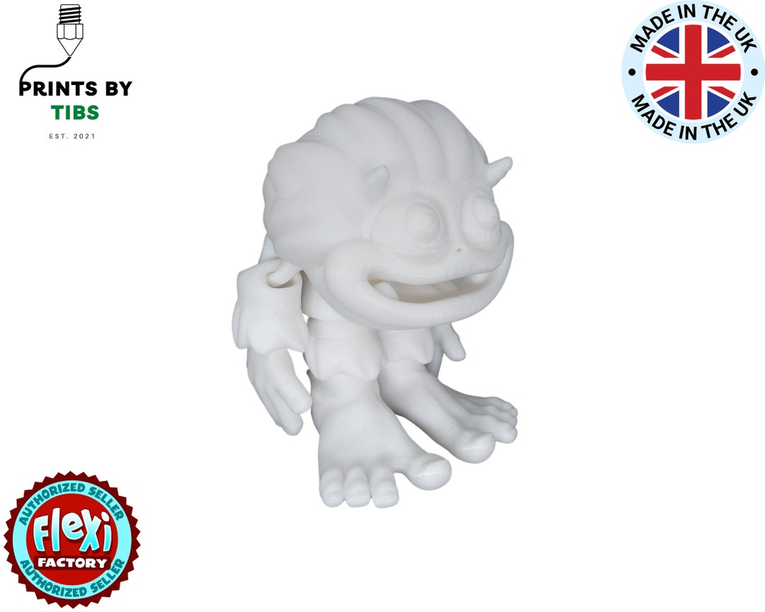 3D Printed Baby Yeti Monster Flexi Factory - Etsy