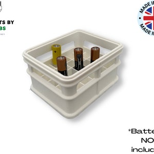 3D Printed Stackable Battery Crate (AAA) *batteries Not Included* - Etsy