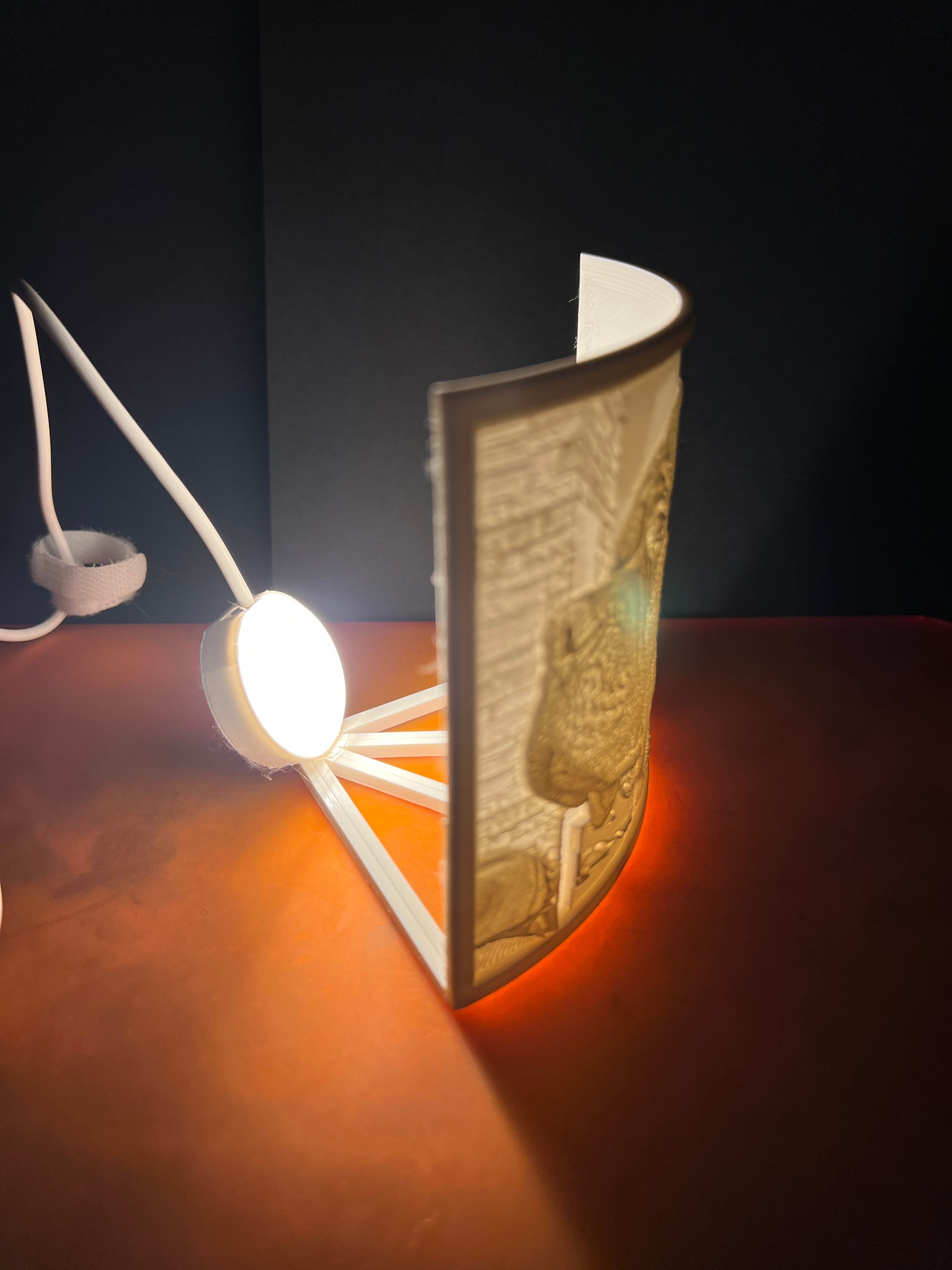 3D Printed Custom Personal Display Night Light Lithopane - Etsy